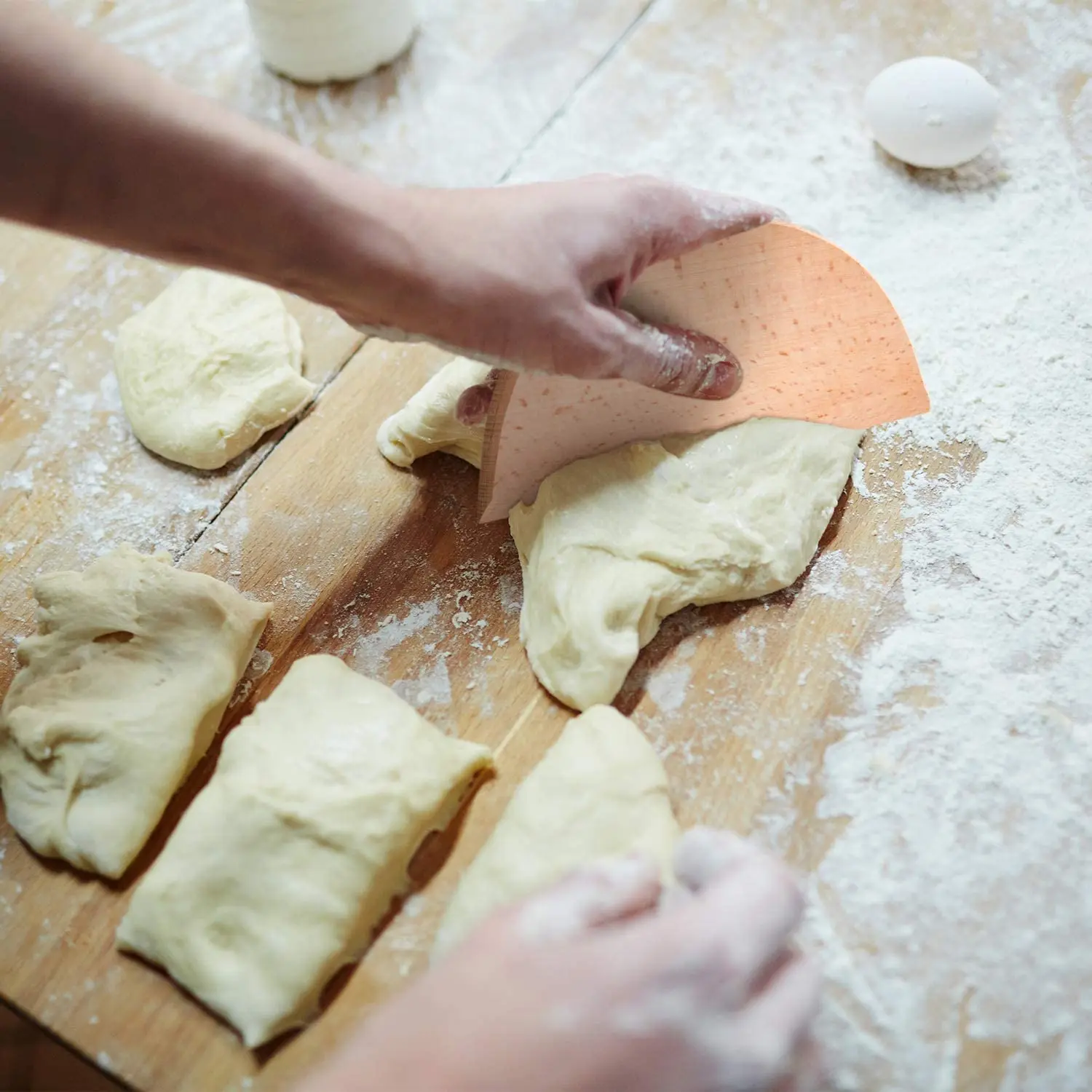 Wood Dough Scraper - Sustainable Baking Tool