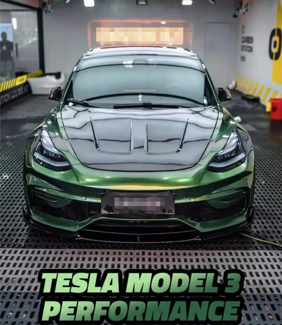 High Quality Pp Body Kit For Tesla Model 3 Upgrade Acp Style Body Kits ...