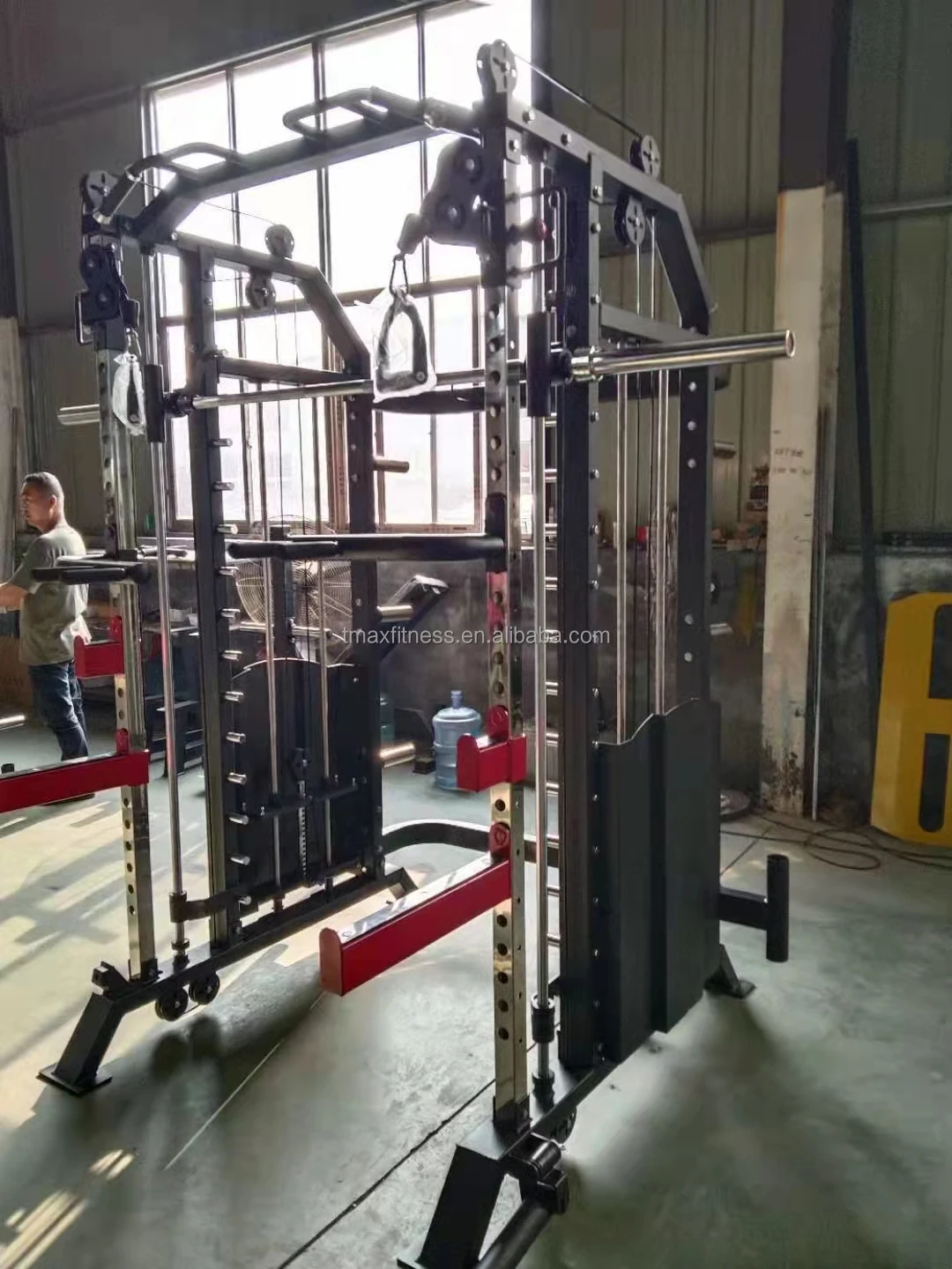 New Design Gym Equipment Muti-functional Trainer Smith Machine Home Use ...