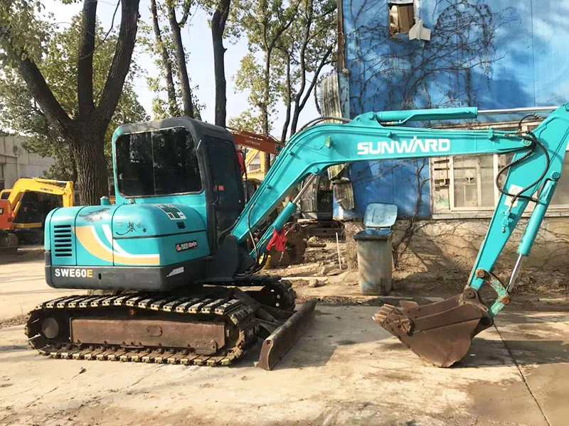 95% New Good Condition Used Sunward Excavators Swe60 6ton Mini Sunward ...