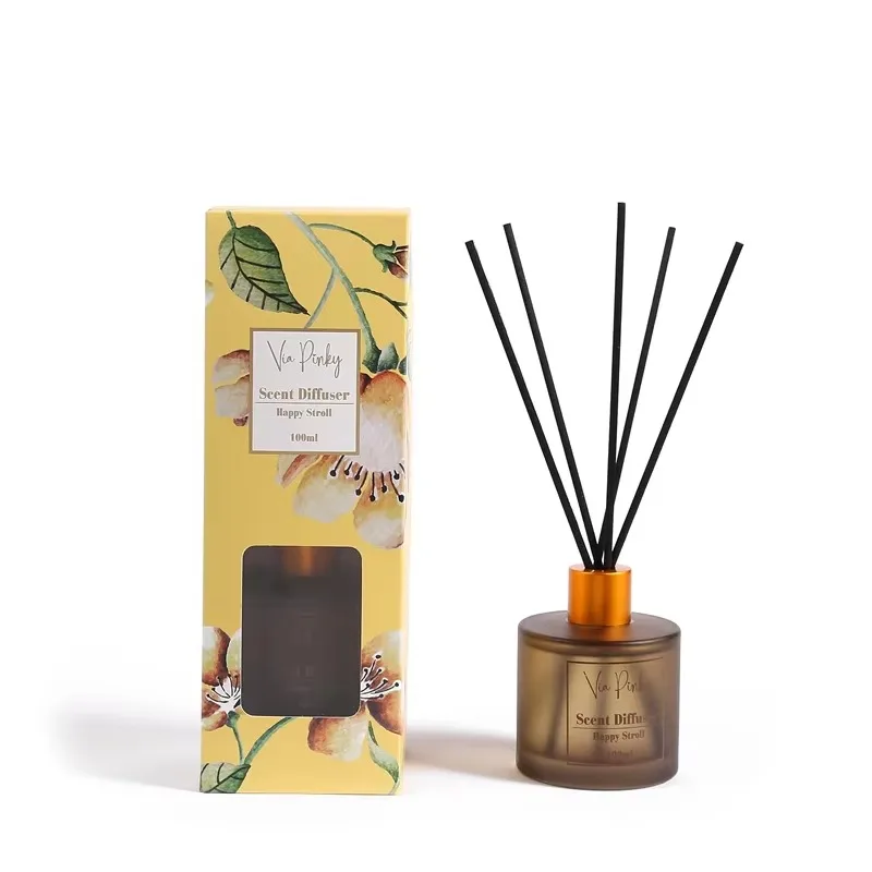 Long Lasting Smell Happy Stroll Scent Diffuser 100ml Reed Diffuser for ...