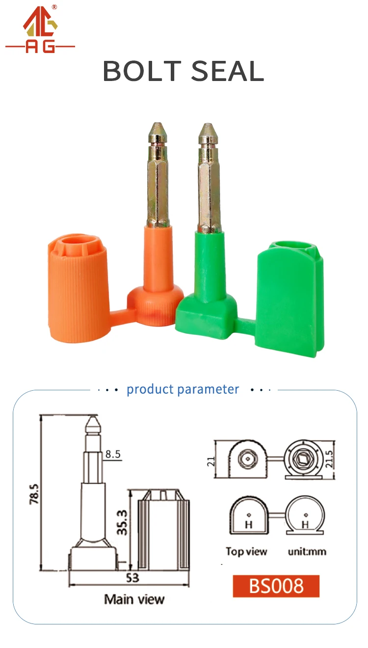 Ag Container Cargo Protect Security Seal Disposable Tamper Proof Sea ...