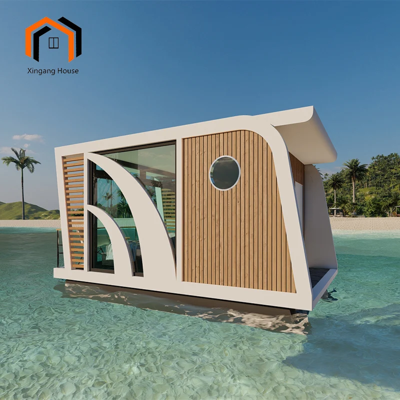Modern Mobile Home On The Water Modular Home Small Floating Homes Tiny ...