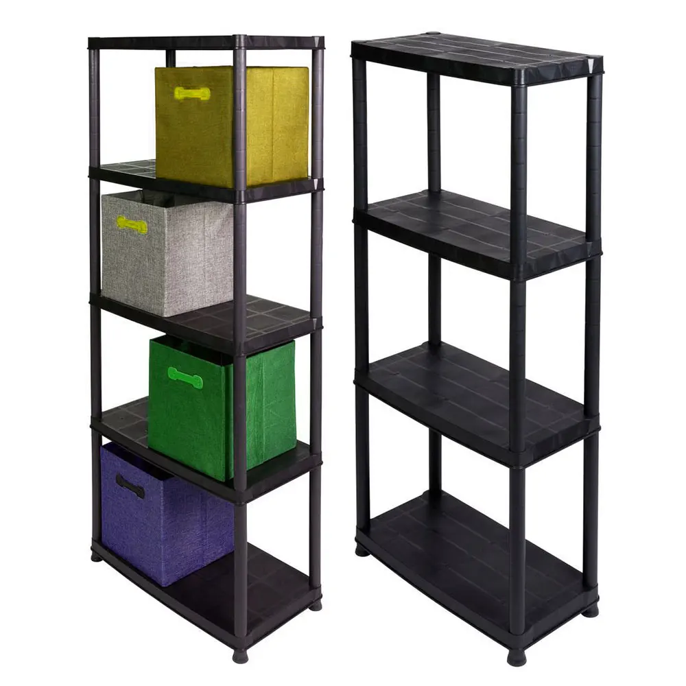 4-tier Assemblable Reinforced Plastic Storage Shelves| Alibaba.com