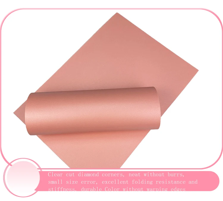 Wholesale High Quality Pearlescent Cardstock A4 250g Double-sized Pearl ...