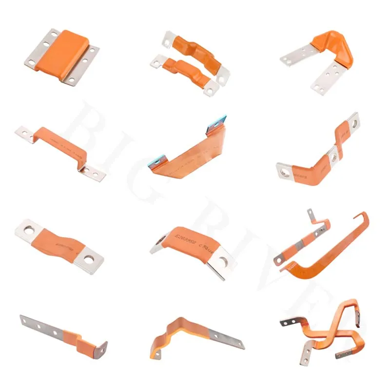 Copper Laminated Flexible Busbars And Connectors Semi-flexible Busbar ...