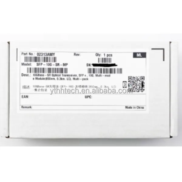 HW Original SFP-10G-SR-MP 02313AMY 10GE SFP+ 850nm 0.3km Optical Module