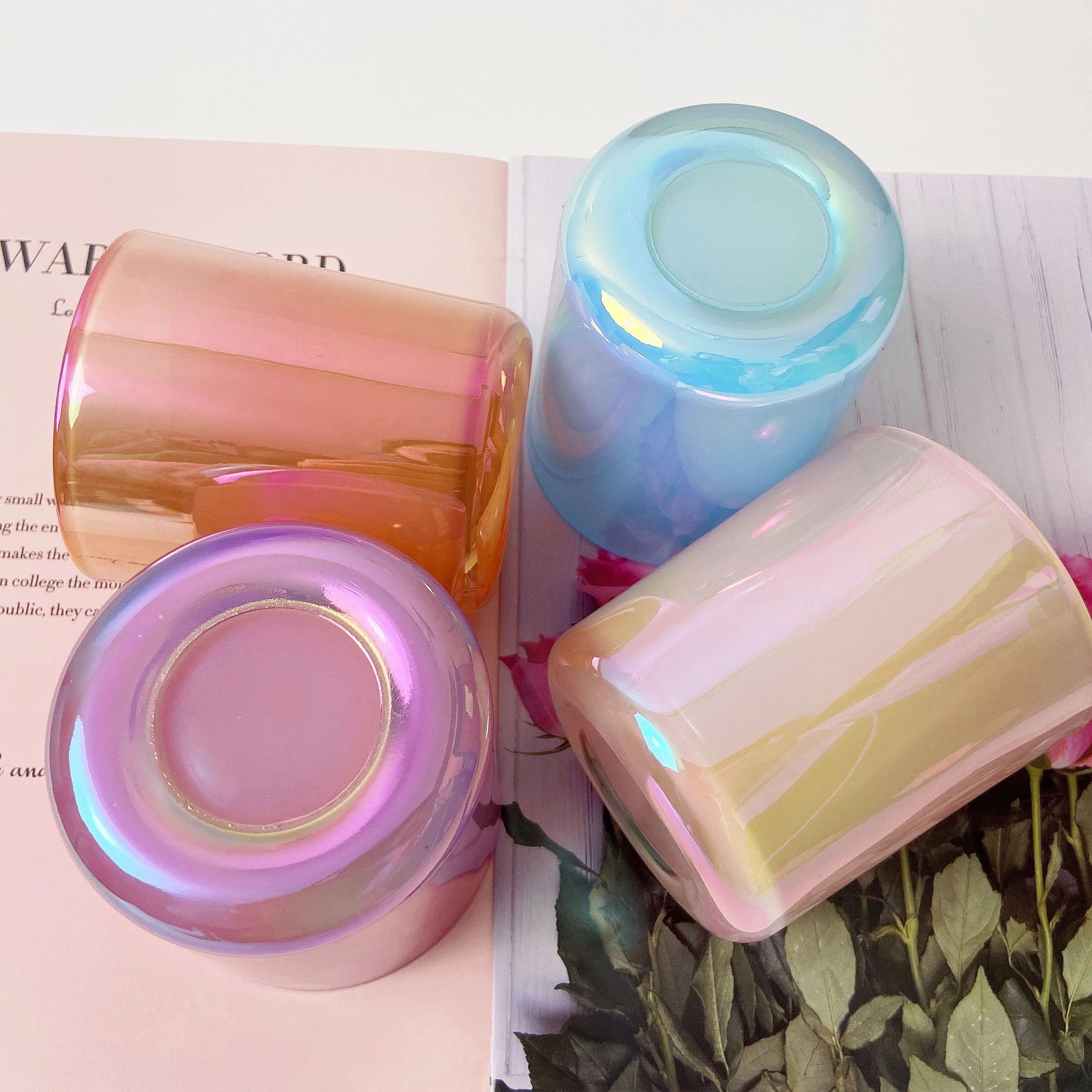 Wholesale Iridescent Candle Jars - Creative & Durable