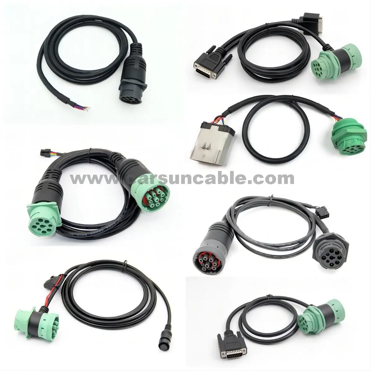 J1939 J1708 To Db26 Truck Diagnostic Cable Customized J1939 Interface ...