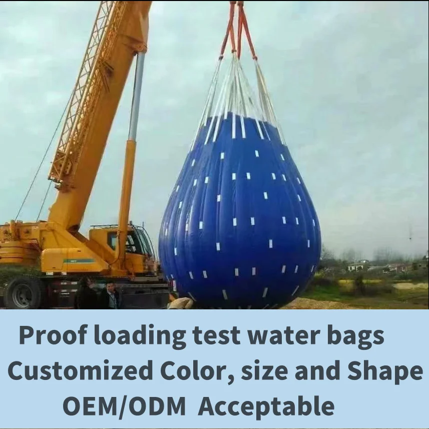50T PVC Water Weight Bag Crane Test Water Bags Load Test for Water ...