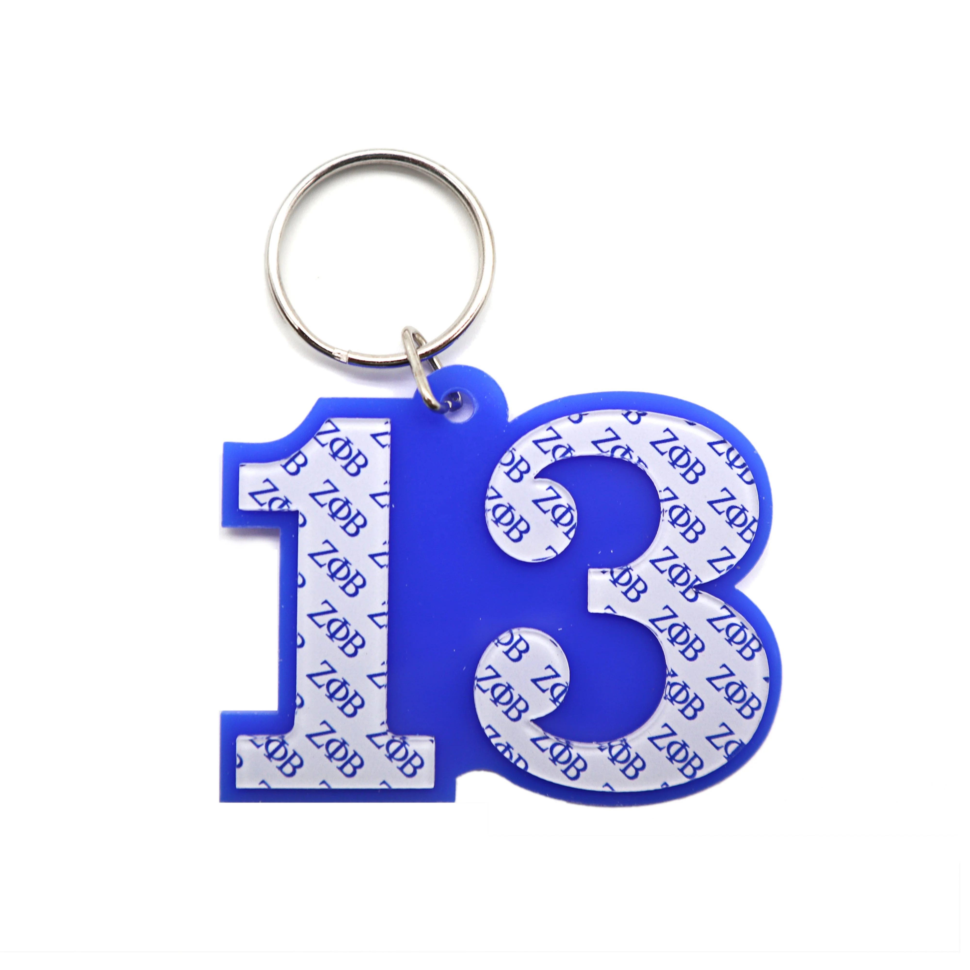 Fashion Zeta Phi Beta Sorority clear Acrylic Keychains High Quality ...