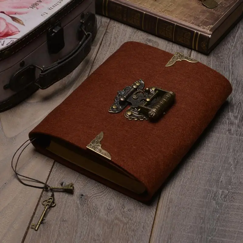 Secure and Stylish - Quality Lockbook Notebook with Pen
