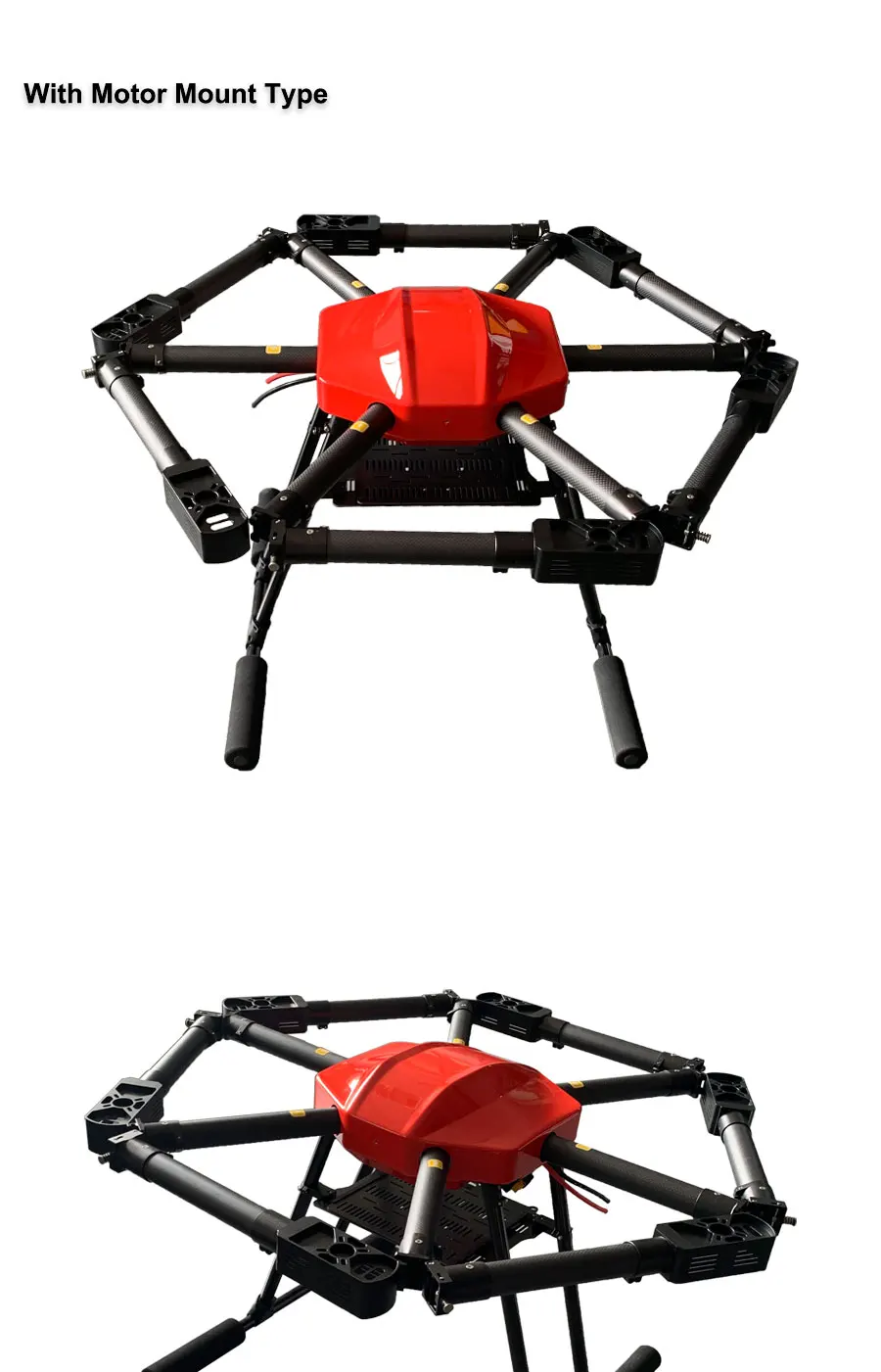 Hexacopter 1300mm Heavy Lift Uav Frame Kit 6-rotor Drone Delivery ...
