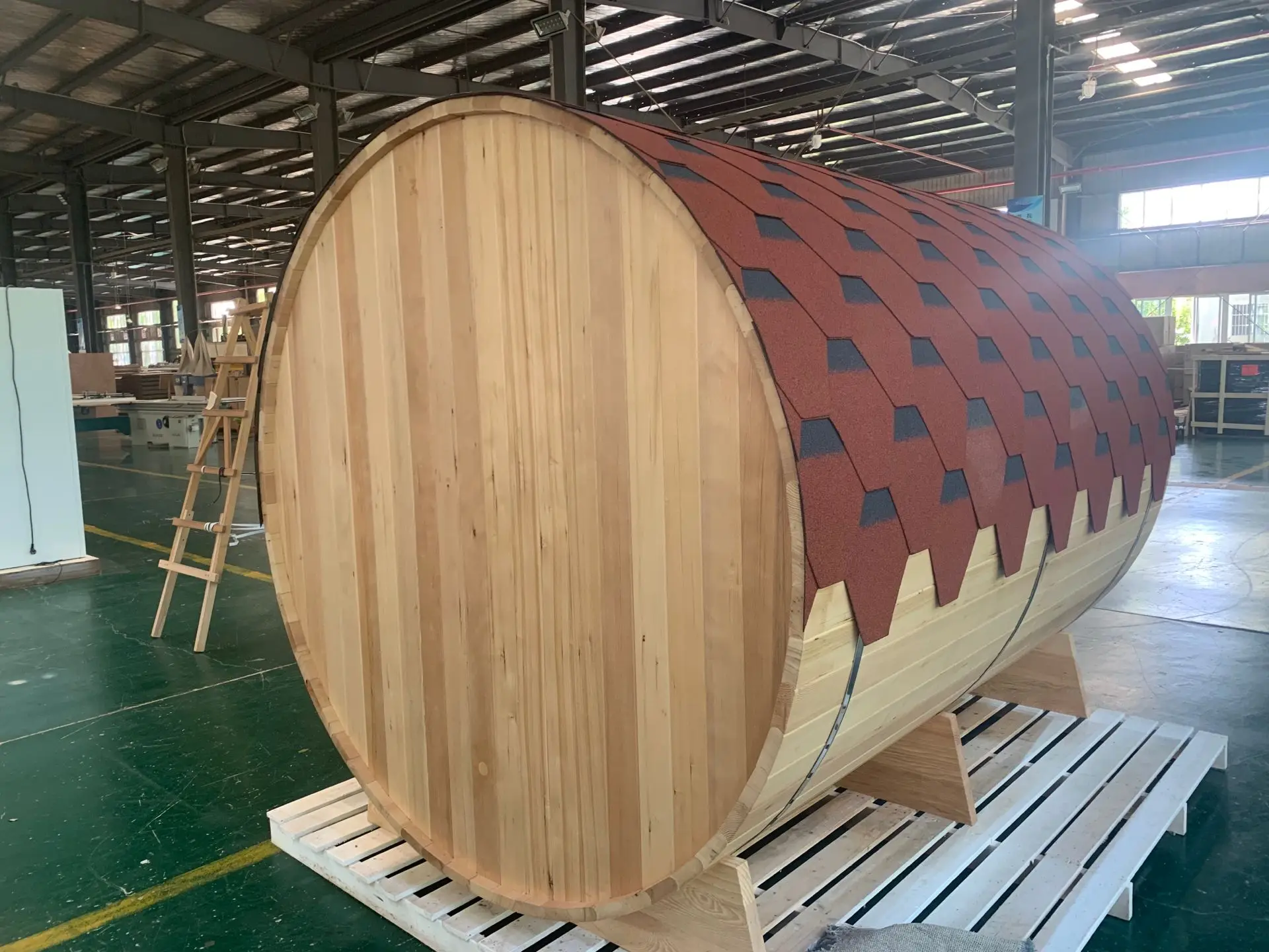 Saunaking Outdoor Steam Barrel - 3-4 Persons Capacity