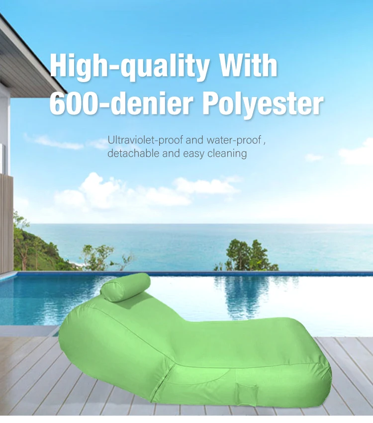 Modern Inflatable Sun Loungers Mattress For Pool Side Multiple Scenes ...