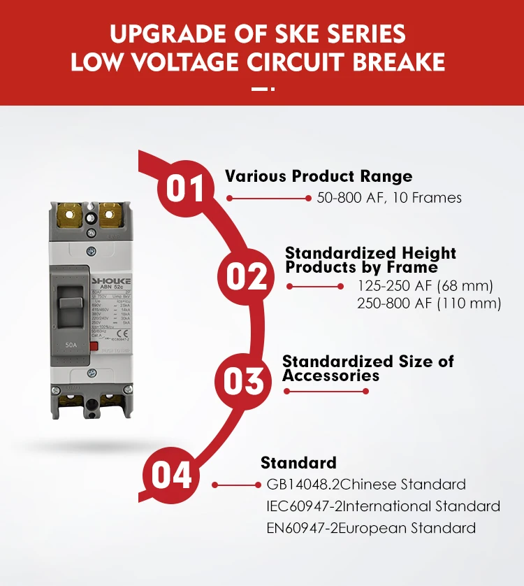 Mccb 2p 30amp Circuit Breaker 15a 20a 30a Shouke Single Phase 30amp Abn ...