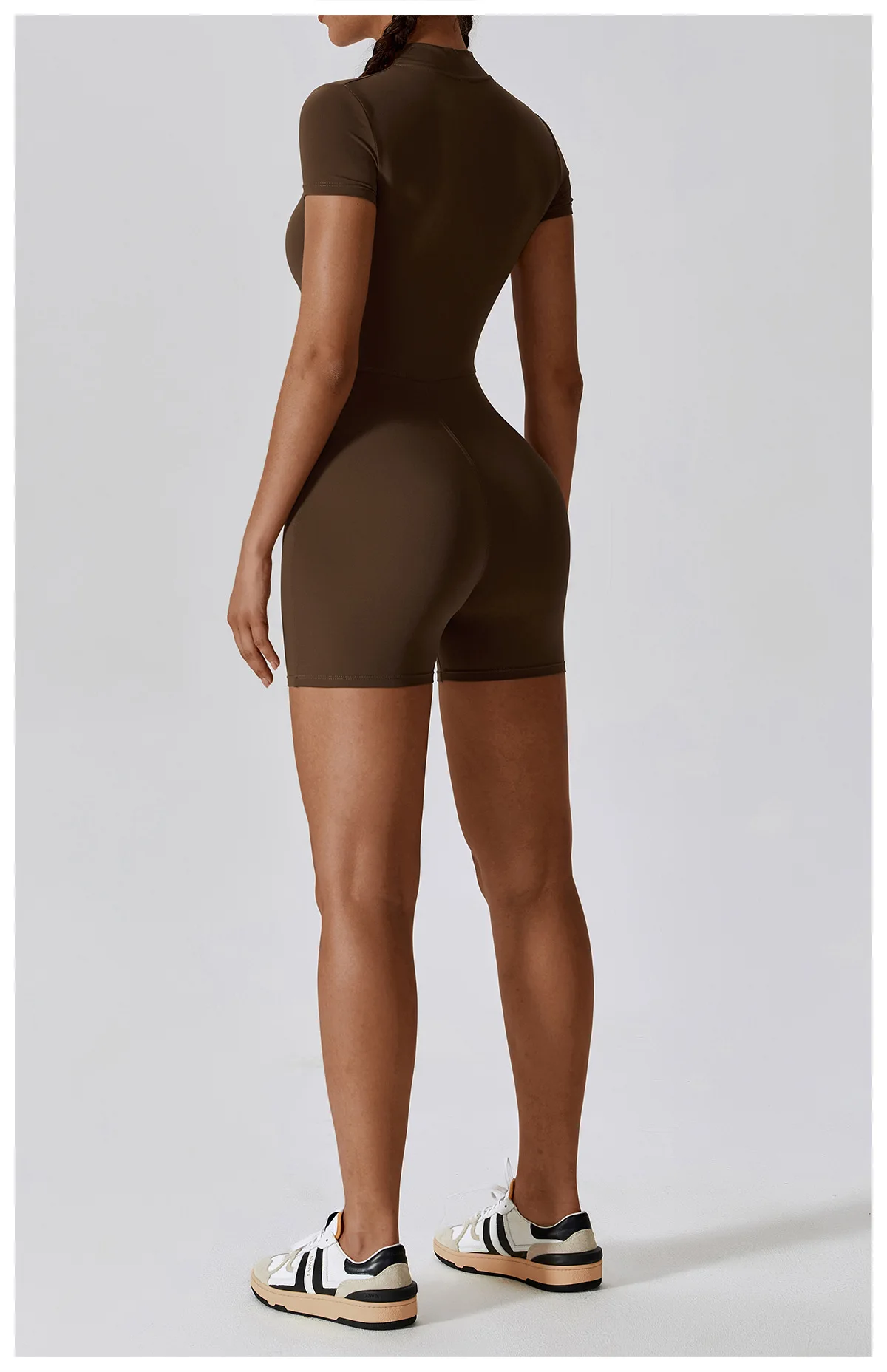 Custom Onesie Fitness Gym Exercise Workout Wear Yoga Leggings Zipper ...