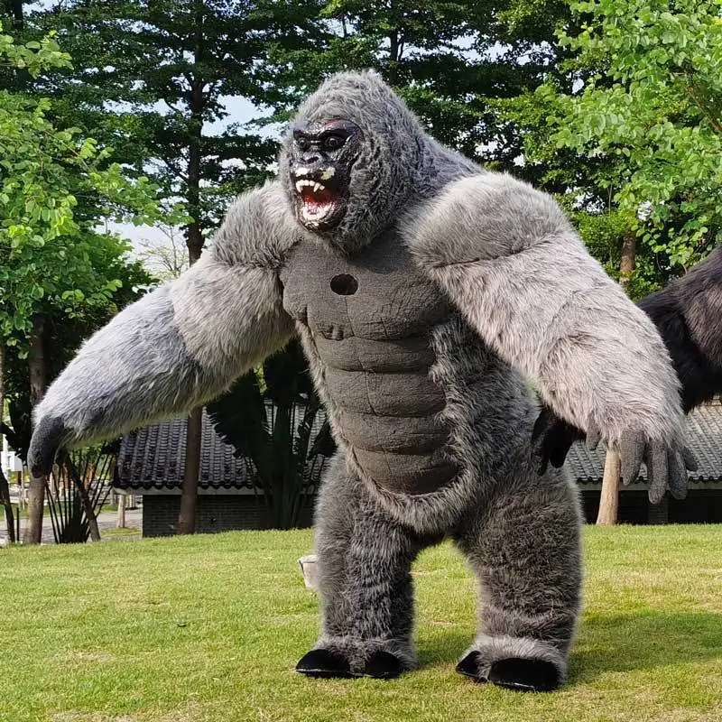 Funtoys 260cm Inflatable Gorilla - King Kong Mascot Costume