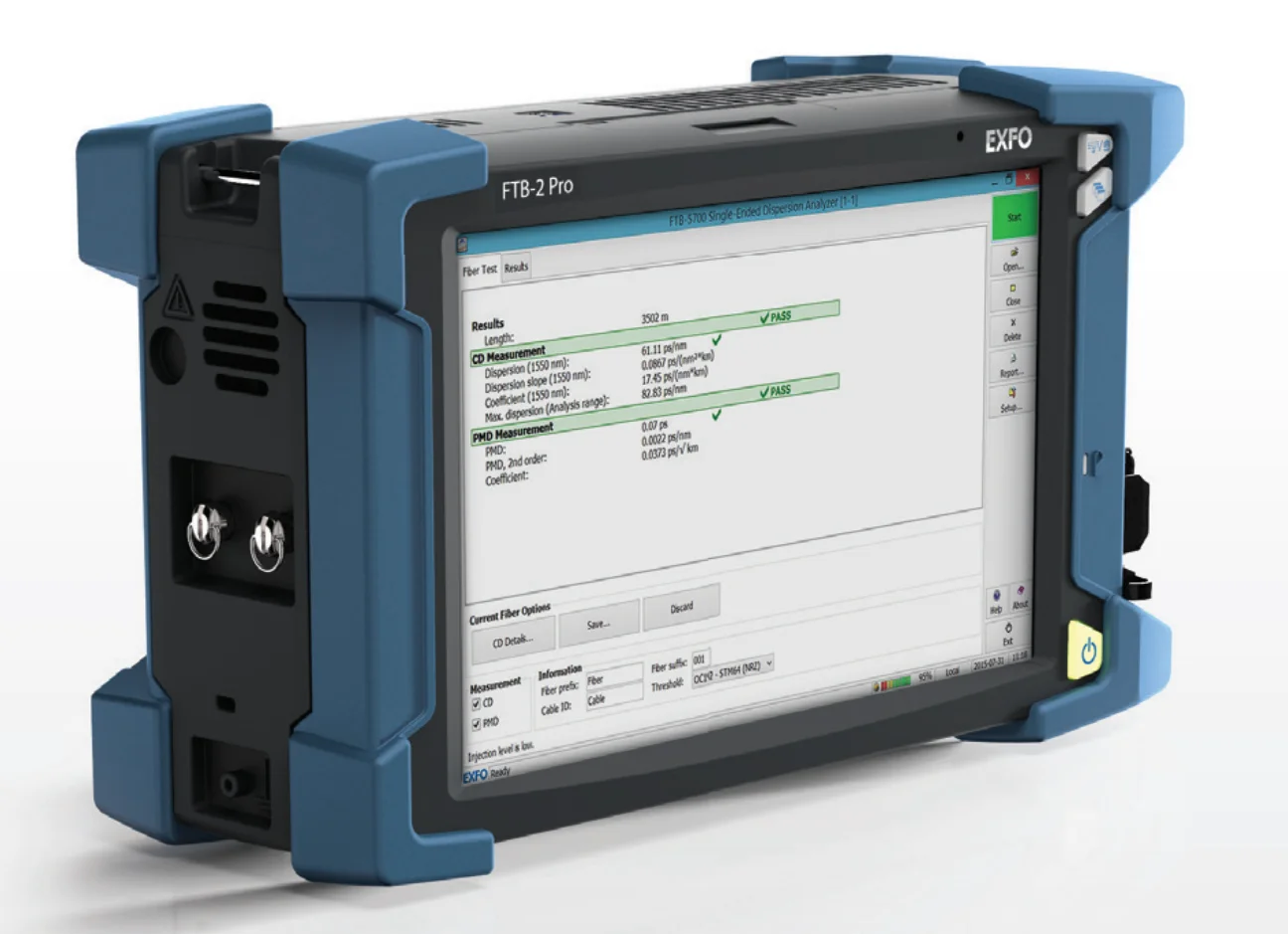 EXFO-FTB-2 OTDR con FTB-5700, Analizador de dispersión de un solo extremo, CD-PMD| Alibaba.com