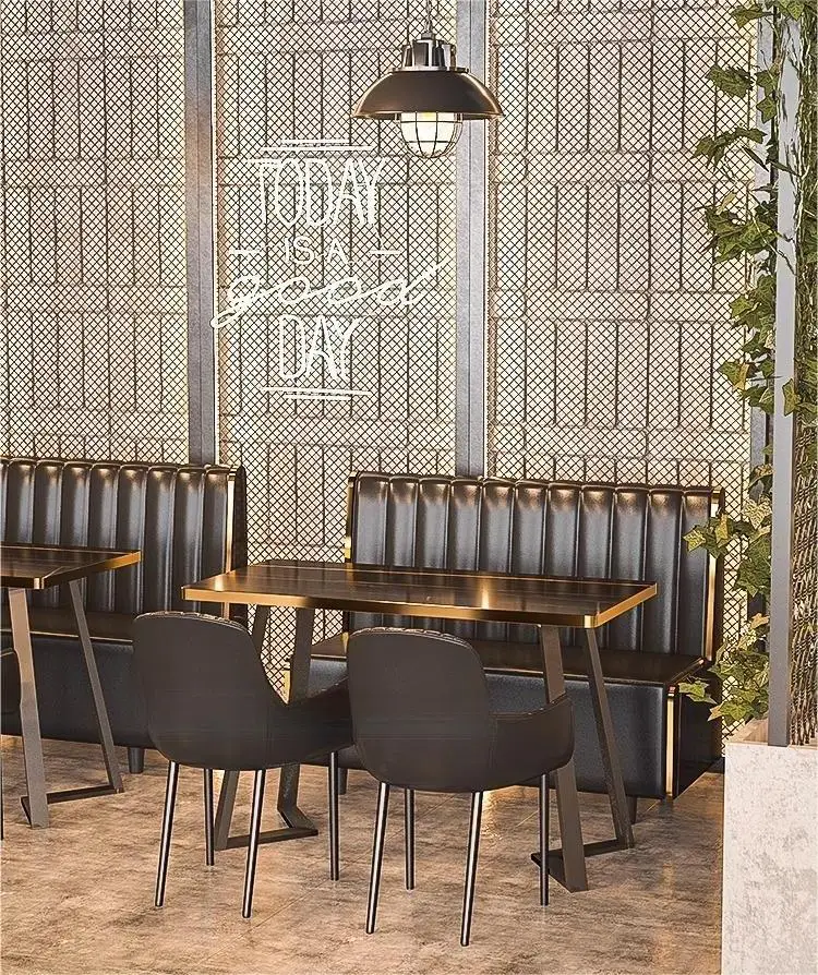 Restaurant Booth PU Leather - Modern & Durable Furniture