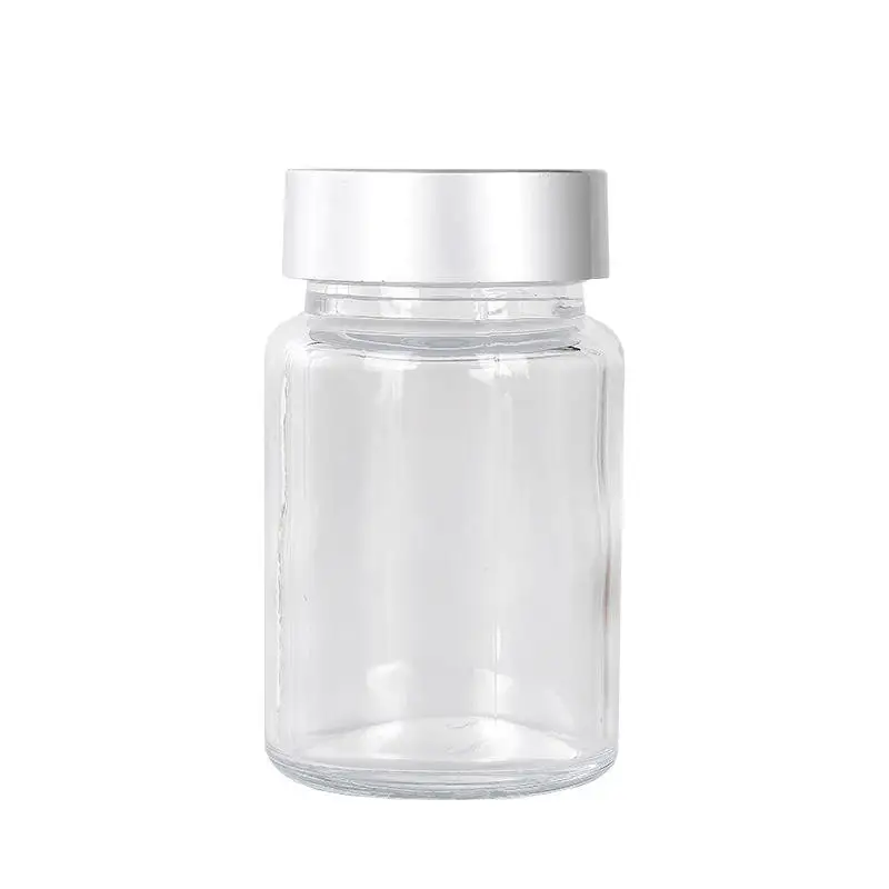 Wide Mouth Clear Frost Pharmaceutical Packer Bottle Pill Container ...