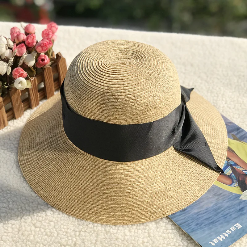 Custom 2024 Straw Hat Ladies With Wide Brim New Straw Hats Summer Women ...