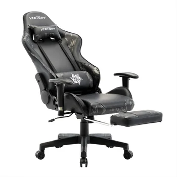 Luxury Leather Tilt Adjustable Ergonomic Gamer Chair Gaming With ...