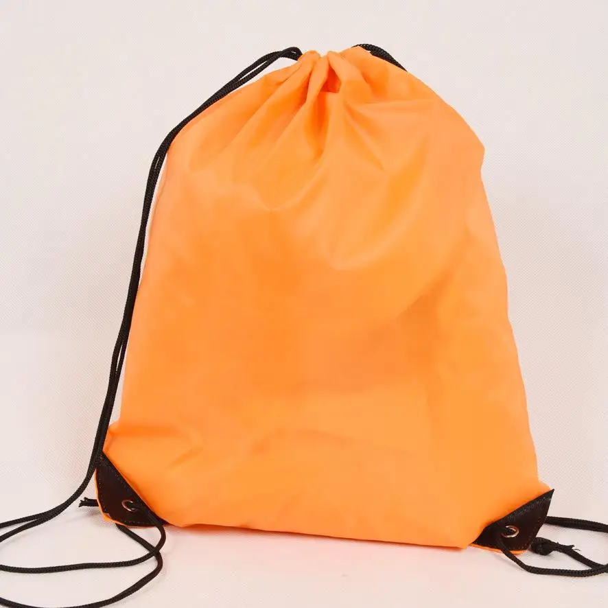 Custom Draw String Bag Logo Printing Waterproof Sports Polyester Nylon ...