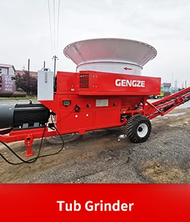 Large Scale Maize Straw Crusher Tub Grinder for Efficient Hay Bale ...