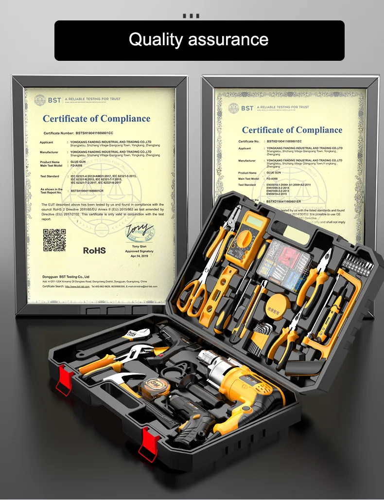 Electrician Dedicated Waterproof Plastic Tool Kit