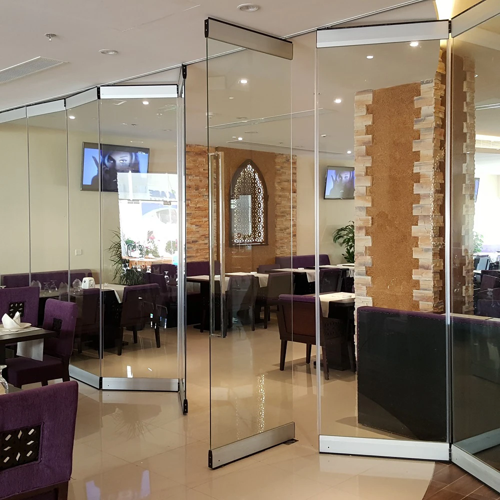 Modular Movable Foldable Soundproof Glass Partition Walls
