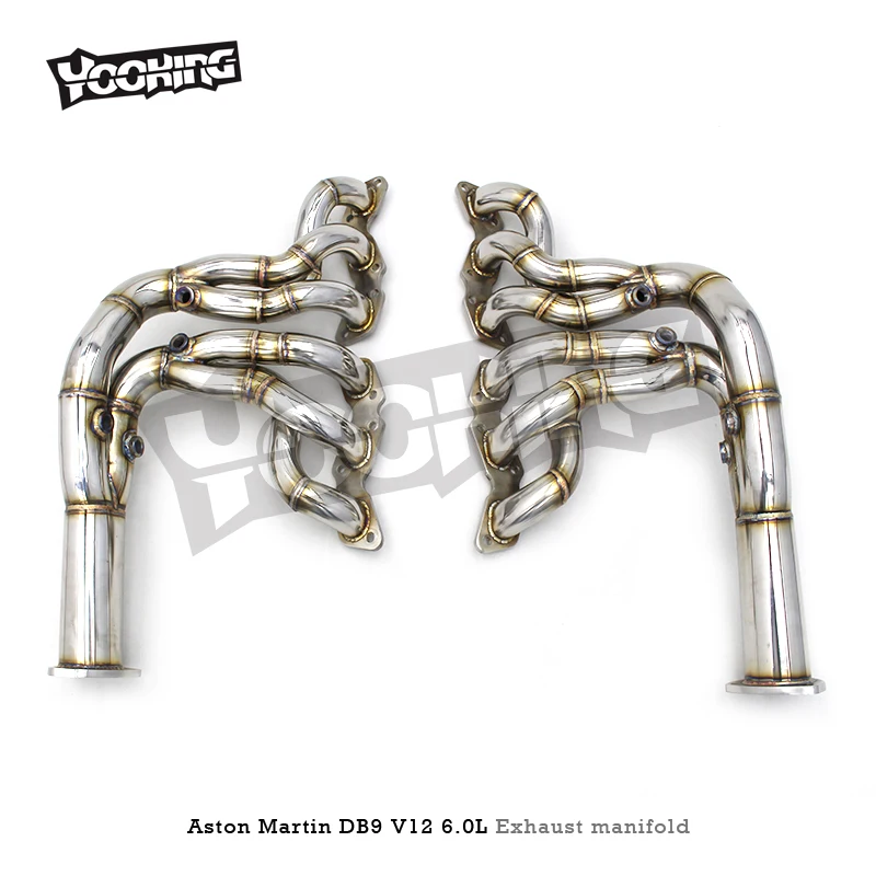 Tuning Exhaust Manifold Header for Aston Martin DB9 V12