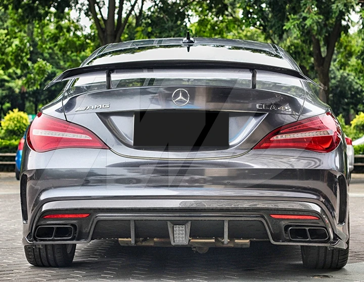 Paktechz Style Carbon Fiber Rear Spoiler For 2013-2018 Mercedes Benz ...