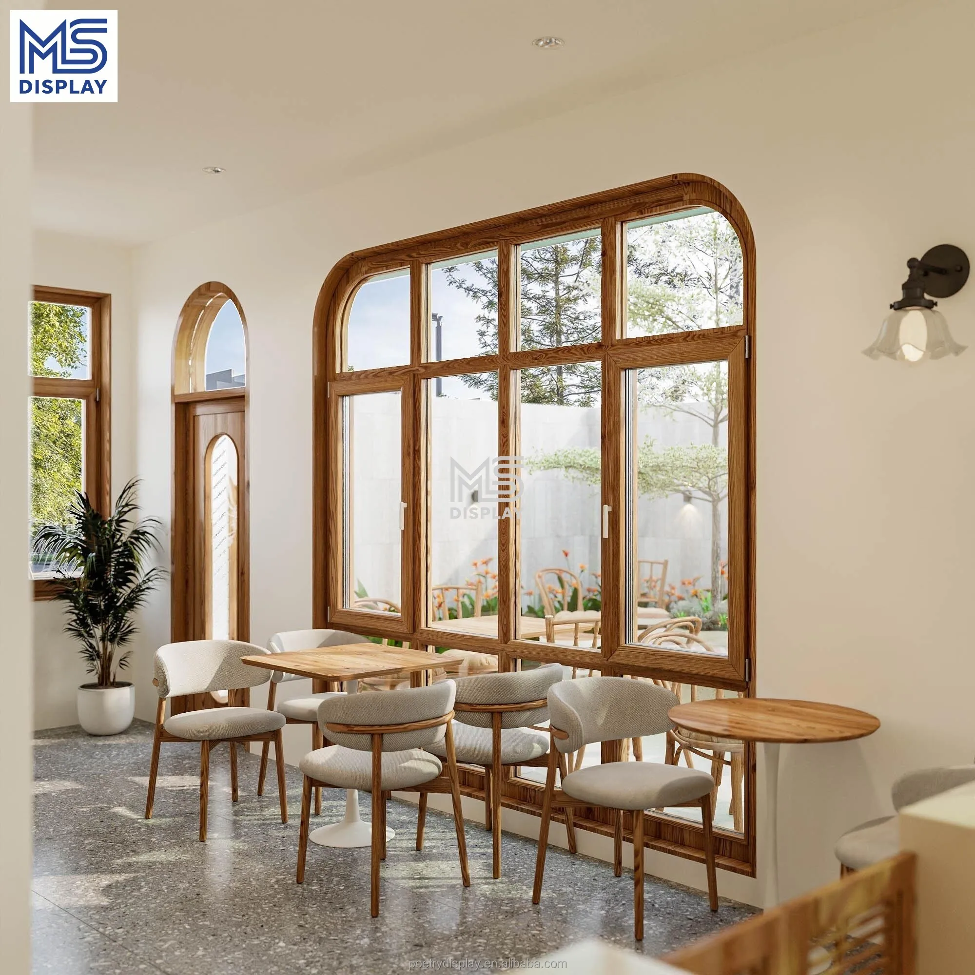 Modern Style Commercial Furniture Chairs Desk Table Counter Coffee Shop ...