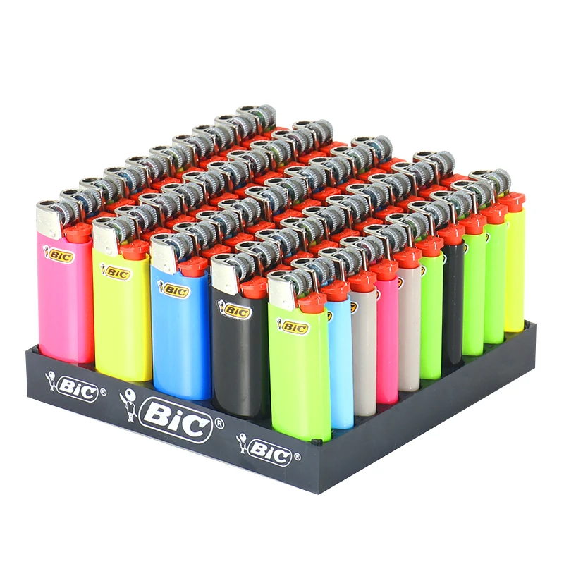 Original France Bic Lighters Maxi J26 50pcs/tray Disposable Lighters ...