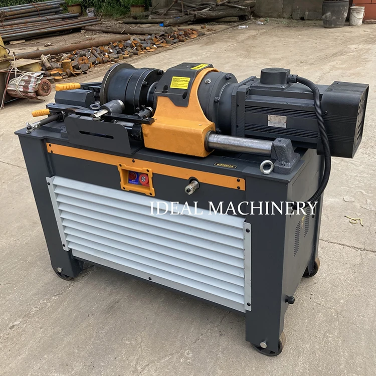 Flat Die Thread Rod Marking Construction Steel Rebar Threading Machine ...