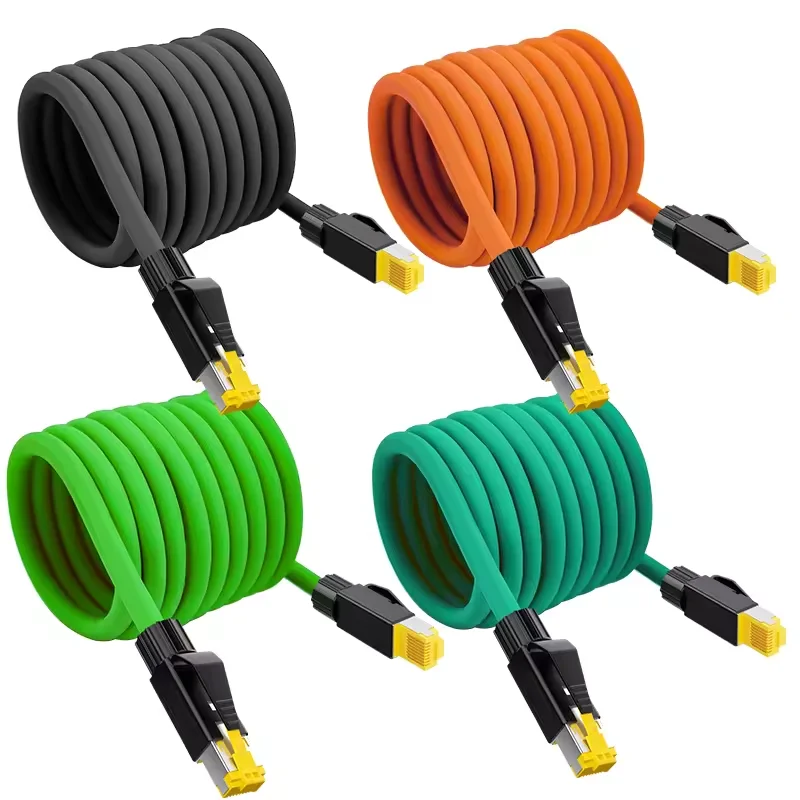 IP67 waterproof Profinet cables M12 X-Type to RJ45 Ethernet cable CAT5E ...
