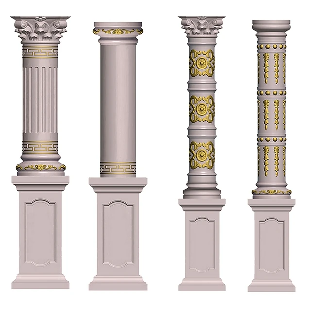Roman Pillars Column Molds - Durable and Artistic Veneer