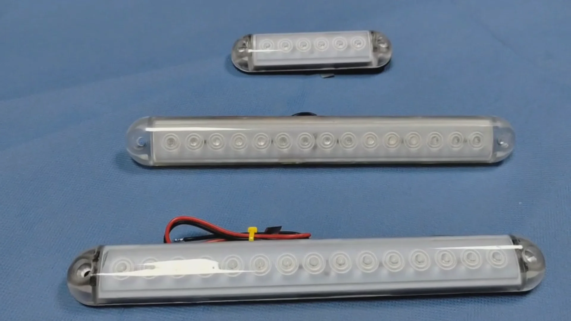 Vehicle Trailer Marine Boat 12v Ip68 Dual Color White Blue Slim Line ...