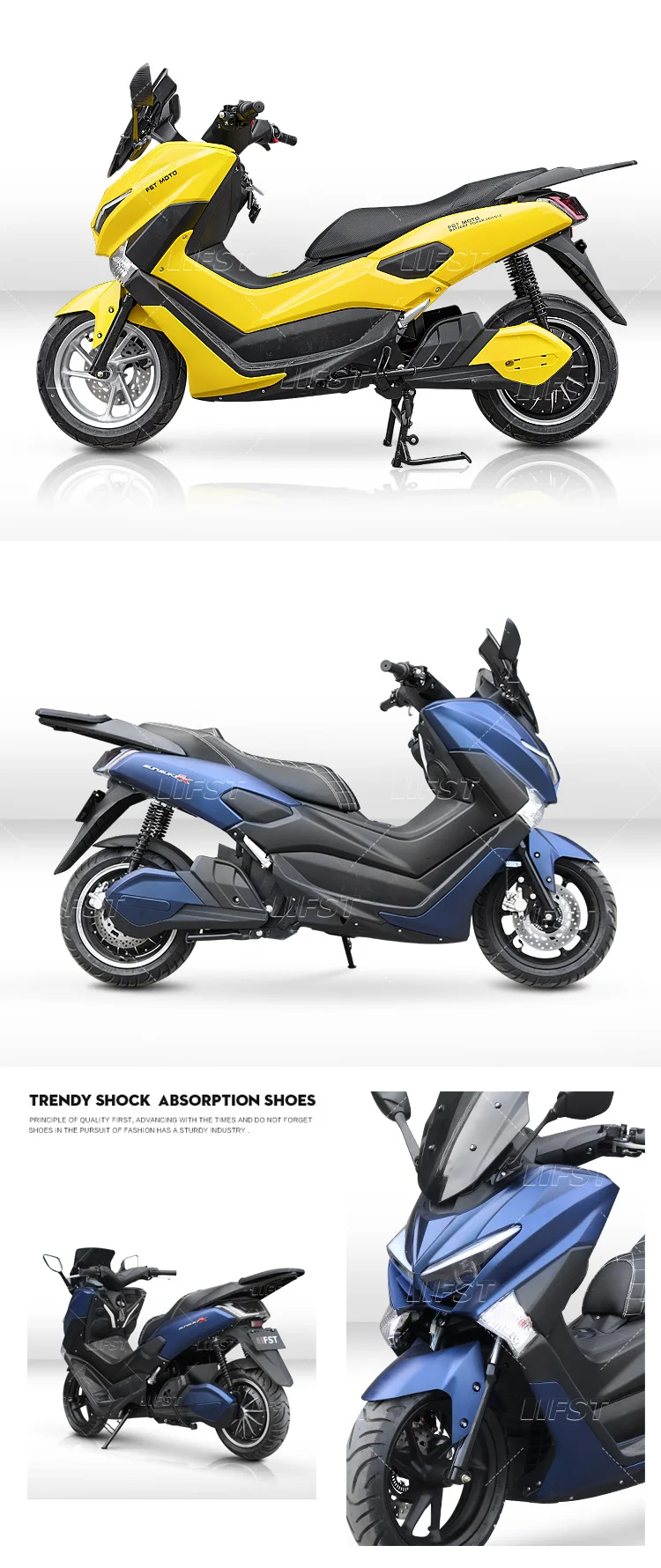Fst Ce Eec Euro 5 Electric Motorcycle Moped 3000w 5000w 8000w Speed ...