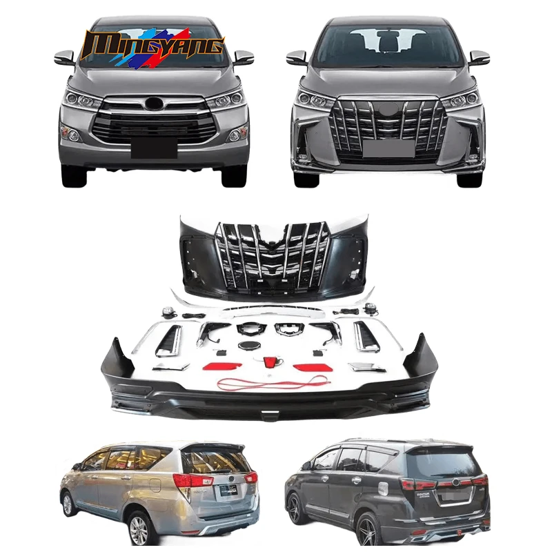 Auto Facelift Front Bumper Fog Lamp Bodykit for Toyota Innova Crysta ...