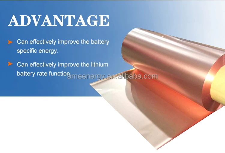 Battery Copper Foil For Lithium Ion Battery Current Collector - Buy ...