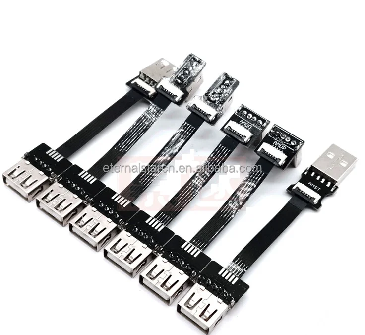 Flex Thin Flat FPC FPV USB 2.0 Data Extension Cable