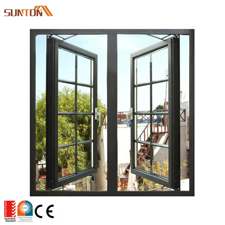 Custom Home Hotel Villa House Aluminium windows French Style Aluminum ...