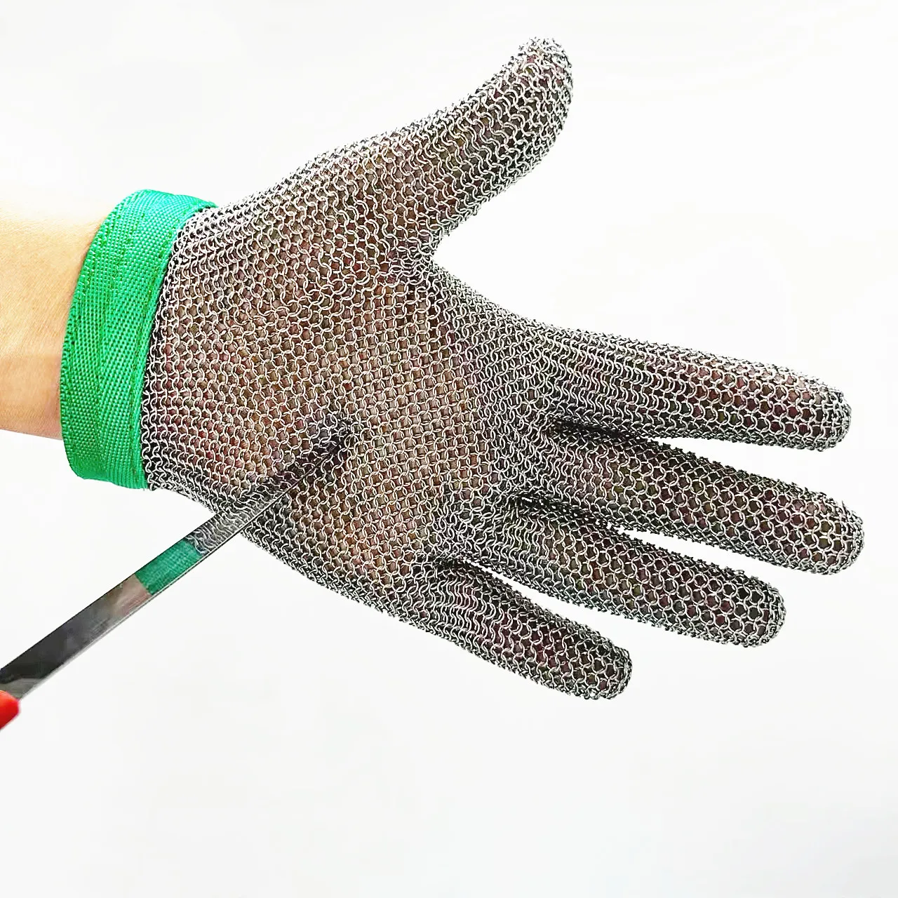 Customized Anti Cut Stainless Steel Metal Mesh Butcher Gloves Slaughter ...