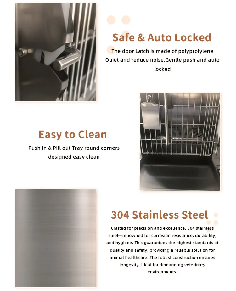 Smartfvet Hv-tc01 Customized Pet Cage Metal Kennels 4 Position ...