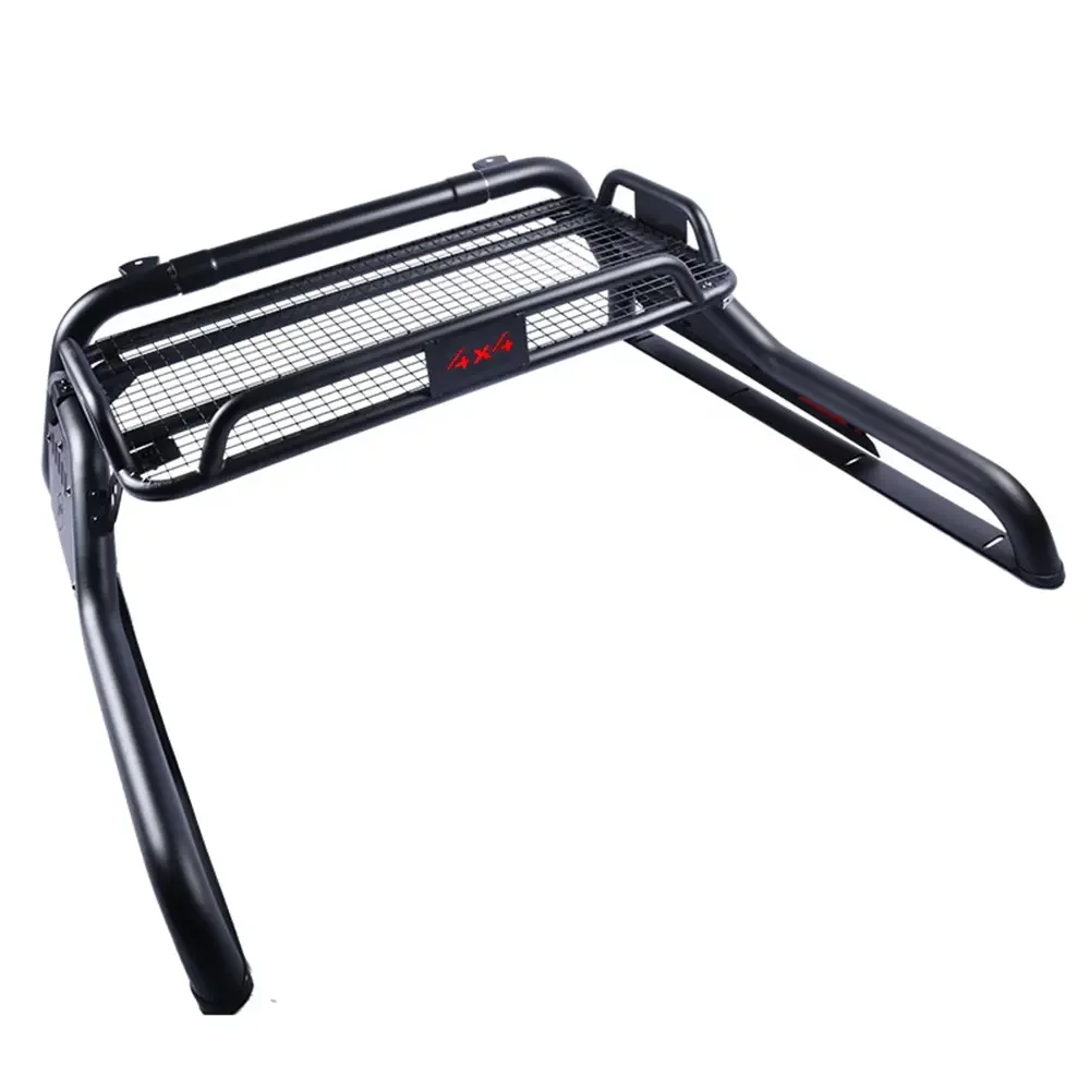 Universal 4x4 Stainless Steel Roll Bar With Roof Rack Luggage Carrier ...