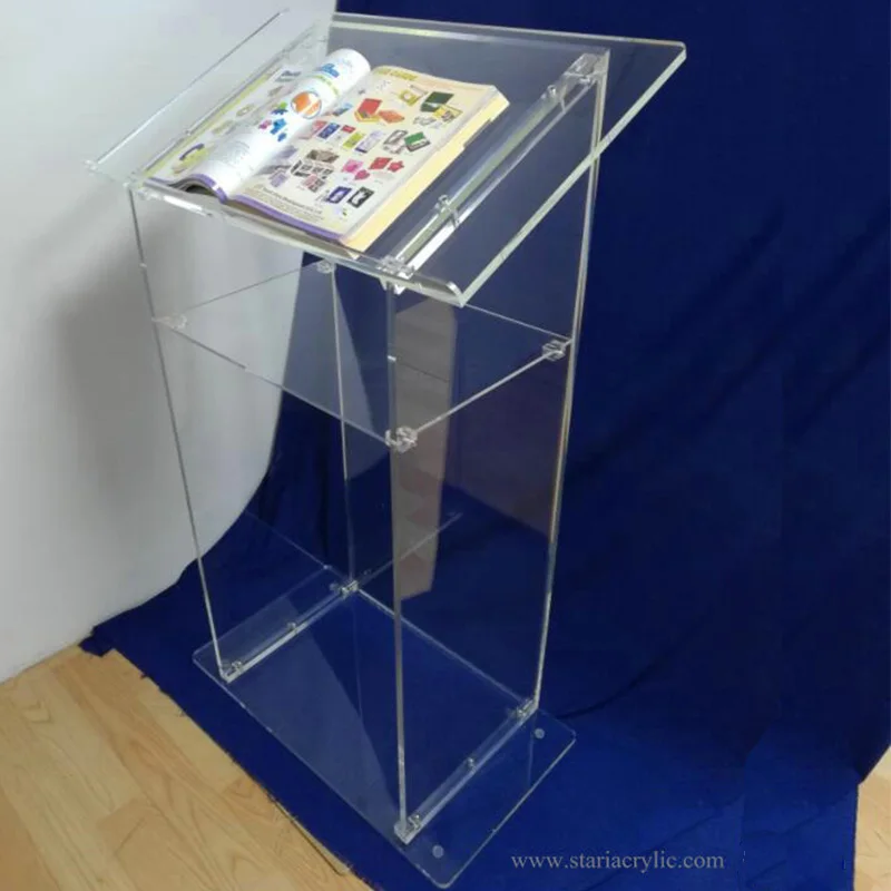Winged Style Acrylic Lectern/podium for Clear Event Reception