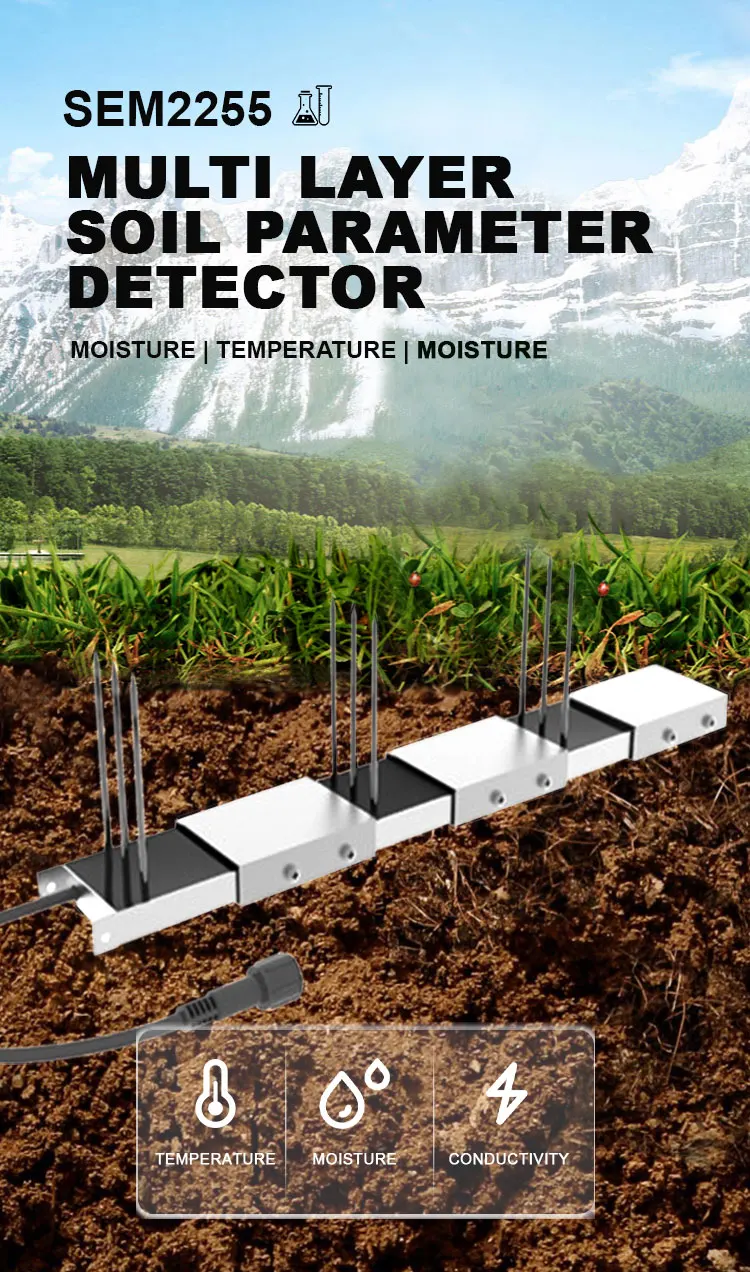 SEM2255 Multilayer Conduit Type 4G Soil Temperature and Humidity Sensor ...