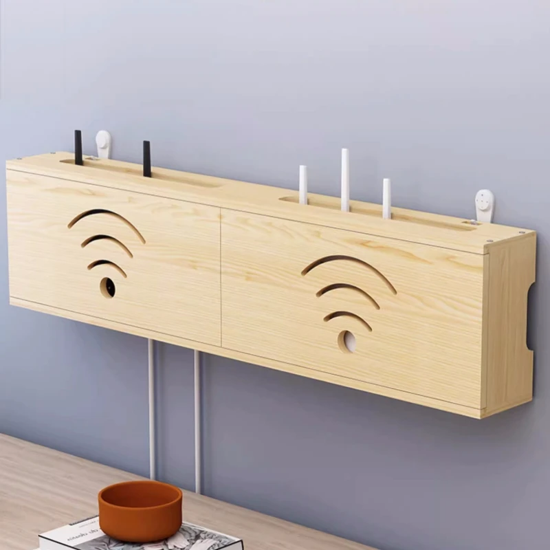 Modem Wifi Router Storage Organizer Cabinet Router Shelf Storage Box ...